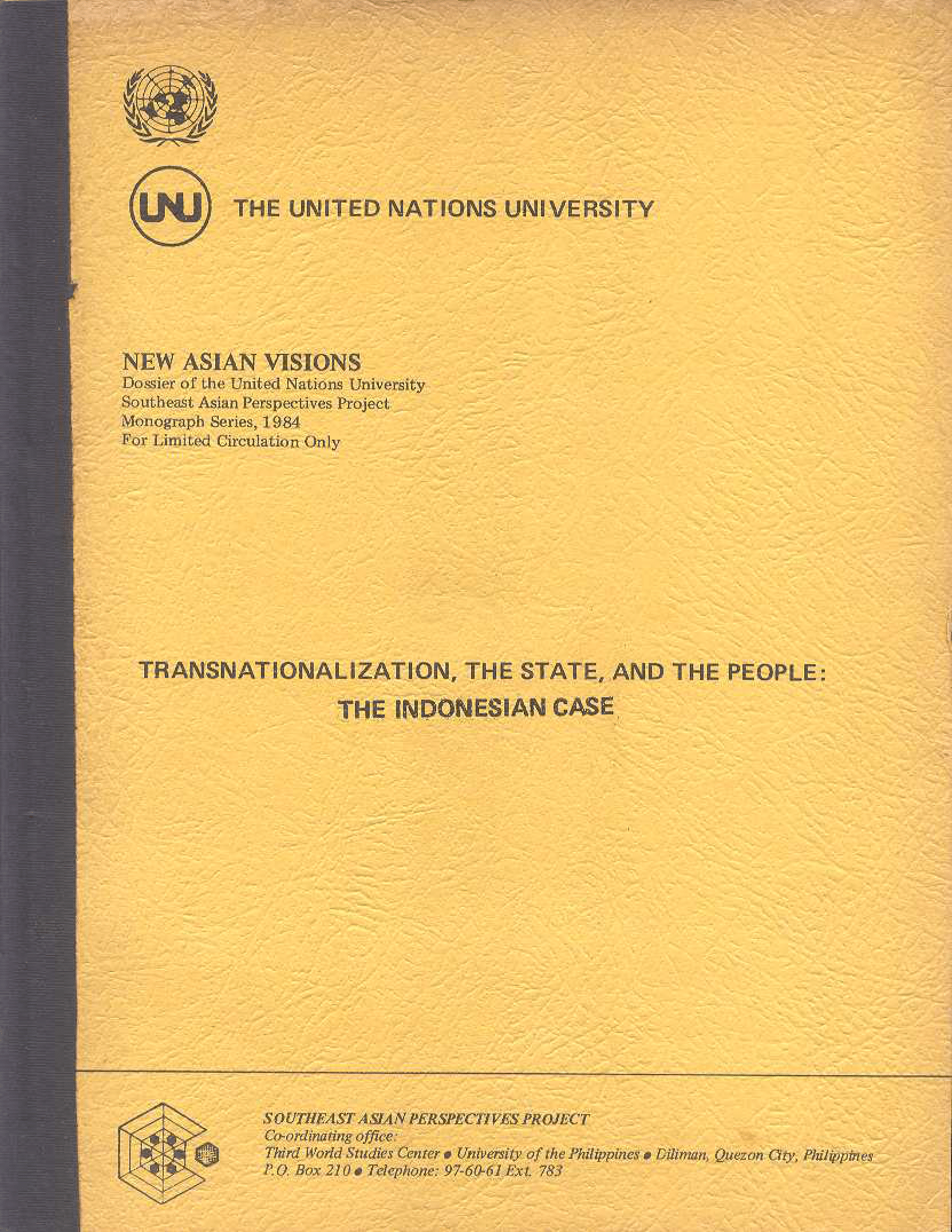 Home #2 | Third World Studies Center