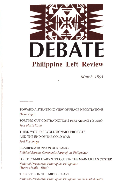 Debate: Philippine Left Review | Third World Studies Center