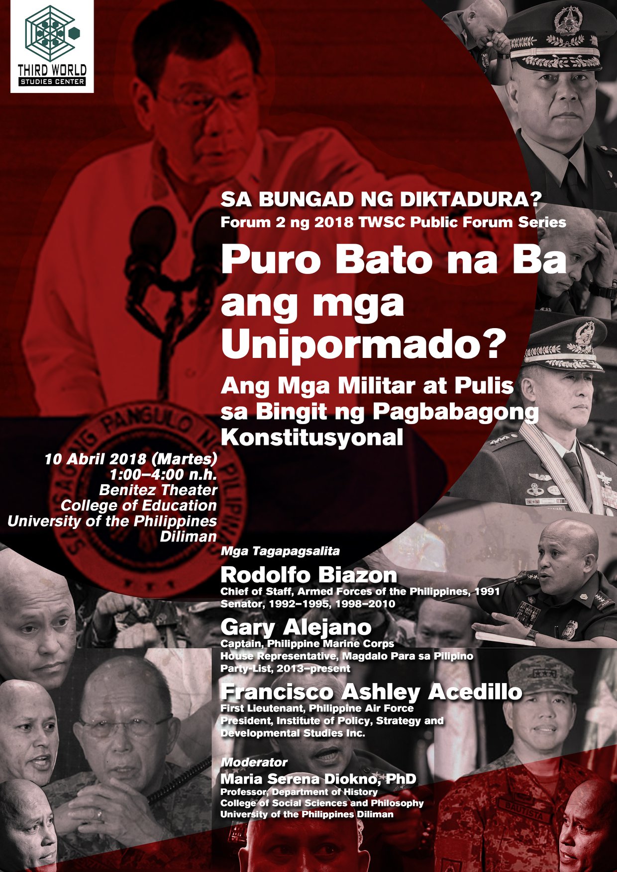 Public Forum Series | Third World Studies Center